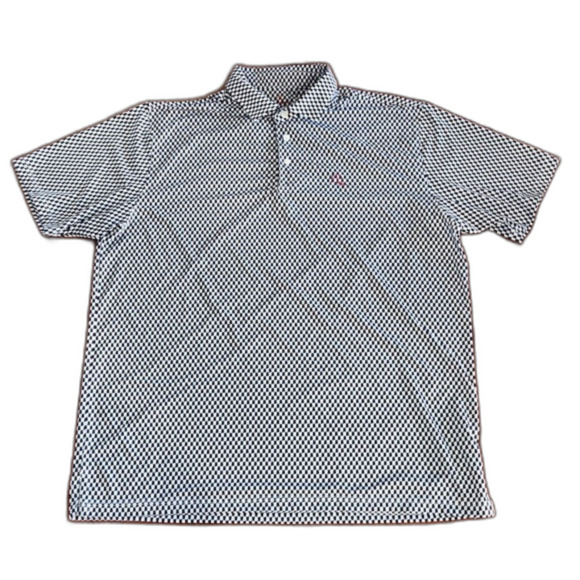 Rhoback | Shirts | Rhoback Mens Performance Polo Shirt Geometic ...